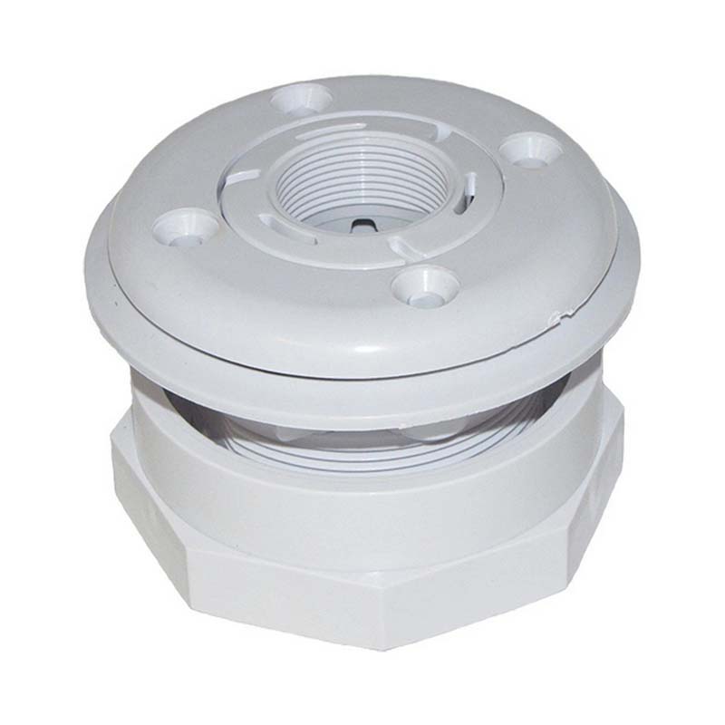 HAYWARD RETURN FITTING,WHITE,VINYL,ACCENT LT (NO THREADS) | Crown Spas ...